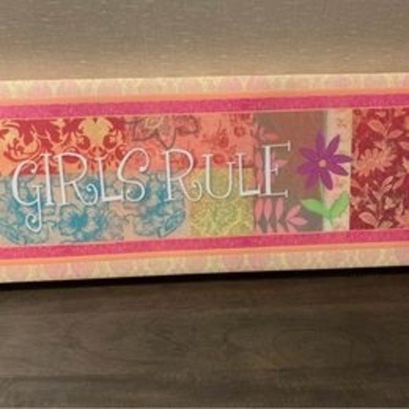 Art | Girls Rule Sign | Poshmark